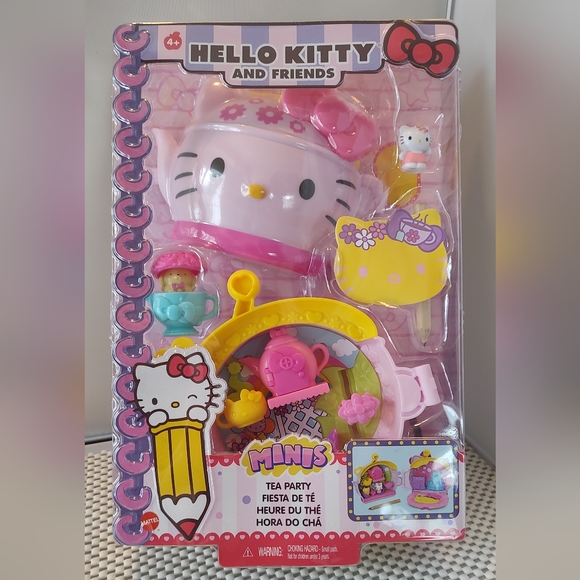 Hello Kitty | Toys | Hello Kitty And Friends Minis Tea Party Play Set ...